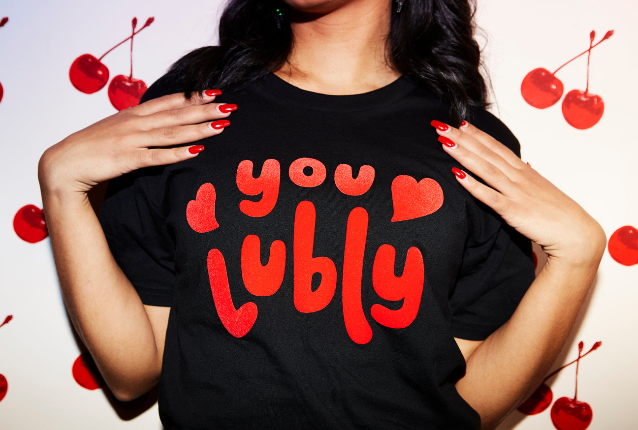 lubly tee black – Gammin threads