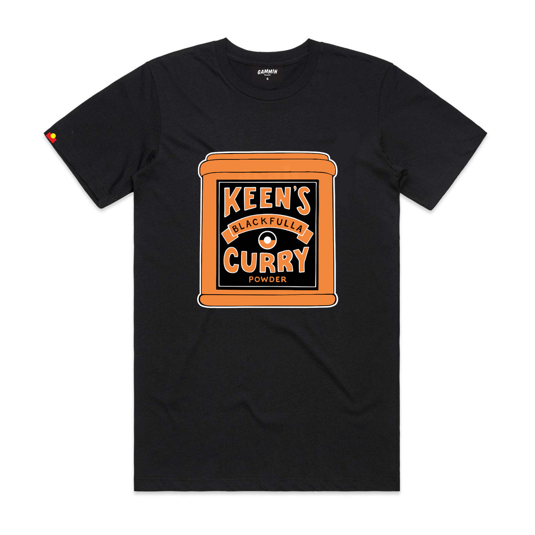 Keens Curry Tee Black - Aboriginal Shirts – Gammin threads