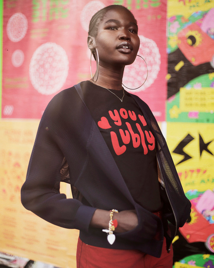 lubly tee black – Gammin threads